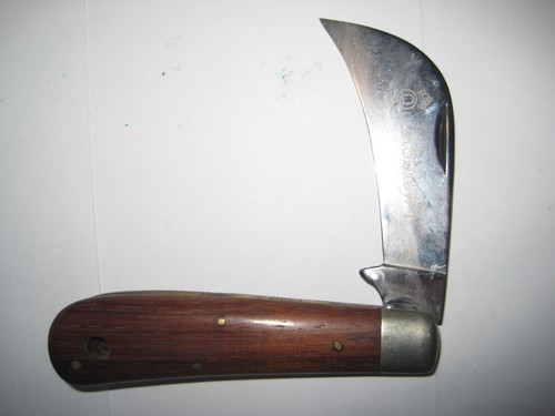 Vintage Folding Pocket Knife Queen Steel #1 Hawkbill | eBay