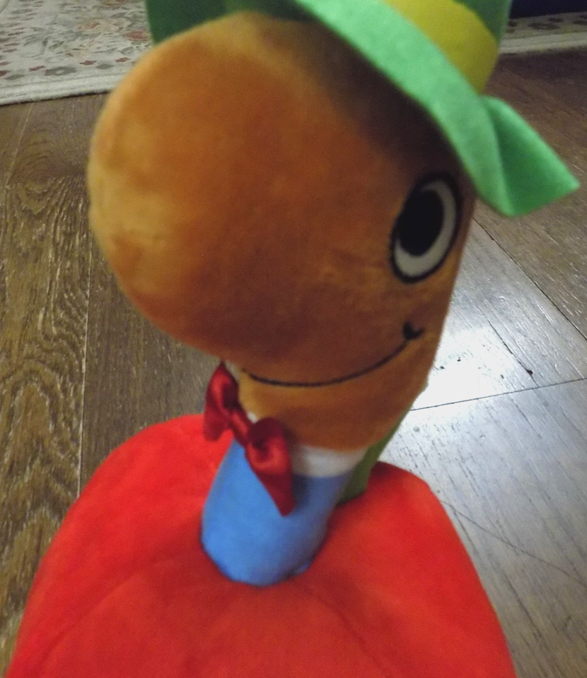 Kohls Cares Classic Lowly Worm Apple Plush 12” Richard Scarry Busy Busy ...