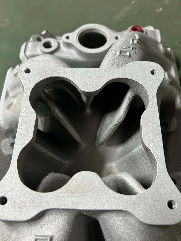 Dart single plane BBC intake manifold, Standard deck, Gasket matched ...