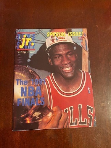 Tuff Stuff Jr. Michael Jordan 1991 NBA Finals Magazine Uncut Cards ...