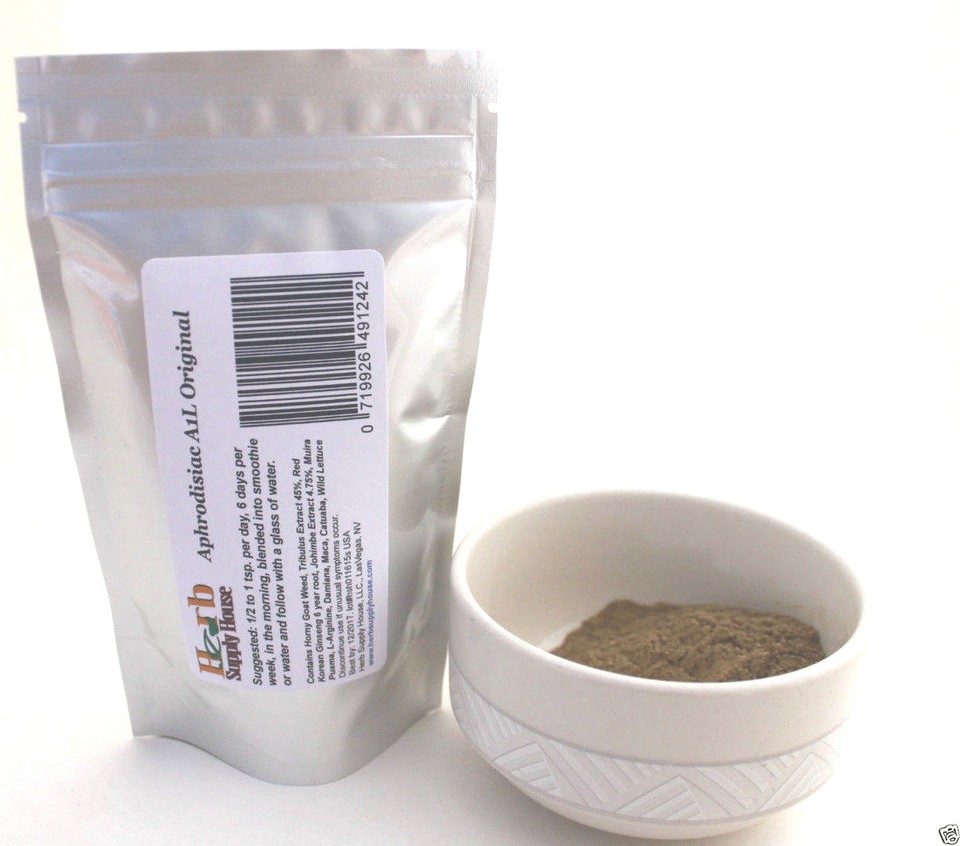 Aphrodisiac A1L Herb Supply House Mix Powder 6oz, HGW, Tribulus ...