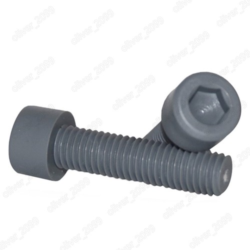 PVC Plastic Hex Socket Bolts Cap Head Screws DIN912 M3 M4 M5 M6 M8 M10 ...