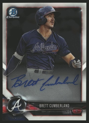 2018 Bowman Chrome #CPA-BC Brett Cumberland Prospects Autographs Au | eBay