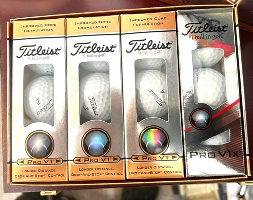NEW Titleist Pro VI (9 balls) and Pro VIx (3 balls) Golf Balls One ...