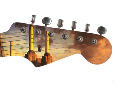 Guitar Skin Wrap Axe Pick guard Headstock Bass Reface - Animals Pink ...