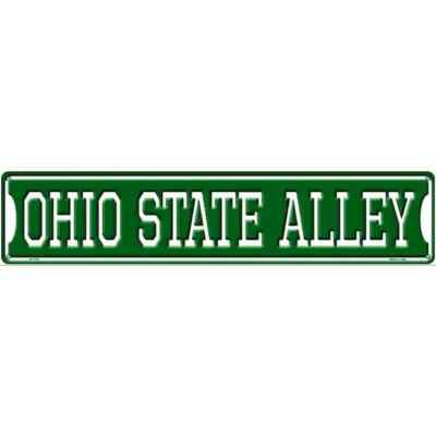 Ohio State Alley 3"x12" metal street sign plaque Home Door Garage Wall ...
