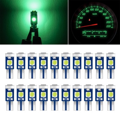 20X T5 Green 3030 LED Speedometer Instrument Gauge Cluster Dash Light ...