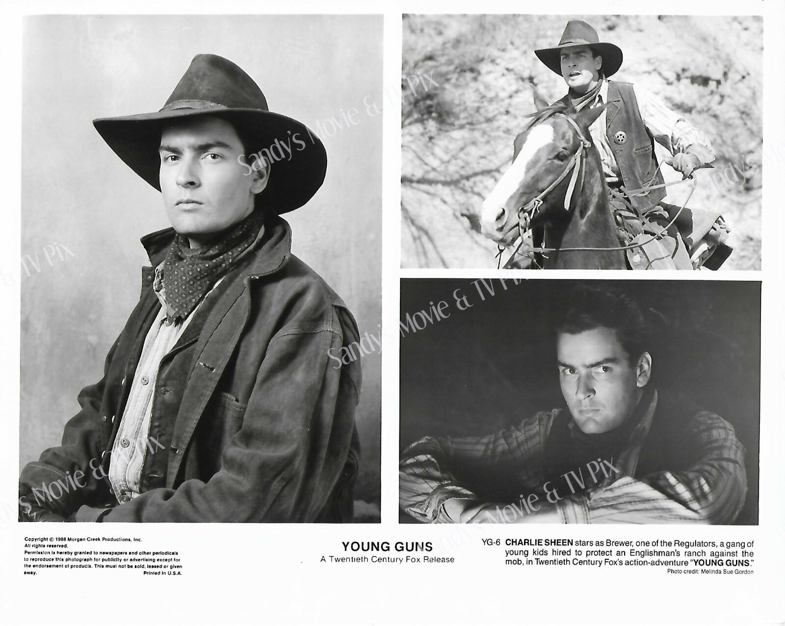 Charlie Sheen Young Guns