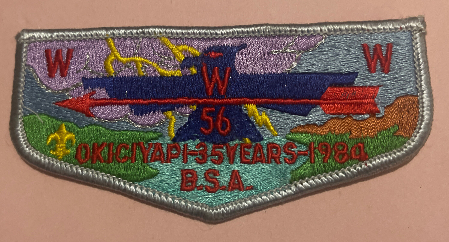1984 Okiciyapi 56 (35 Years) Order Of Arrow Boy Scout Of America Rare ...