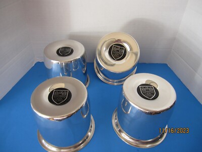 4 CENTER LINE CENTER ALUMINUM CAPS 8 LUG WHEELS VINTAGE 5.1 " OD/ 5 ...