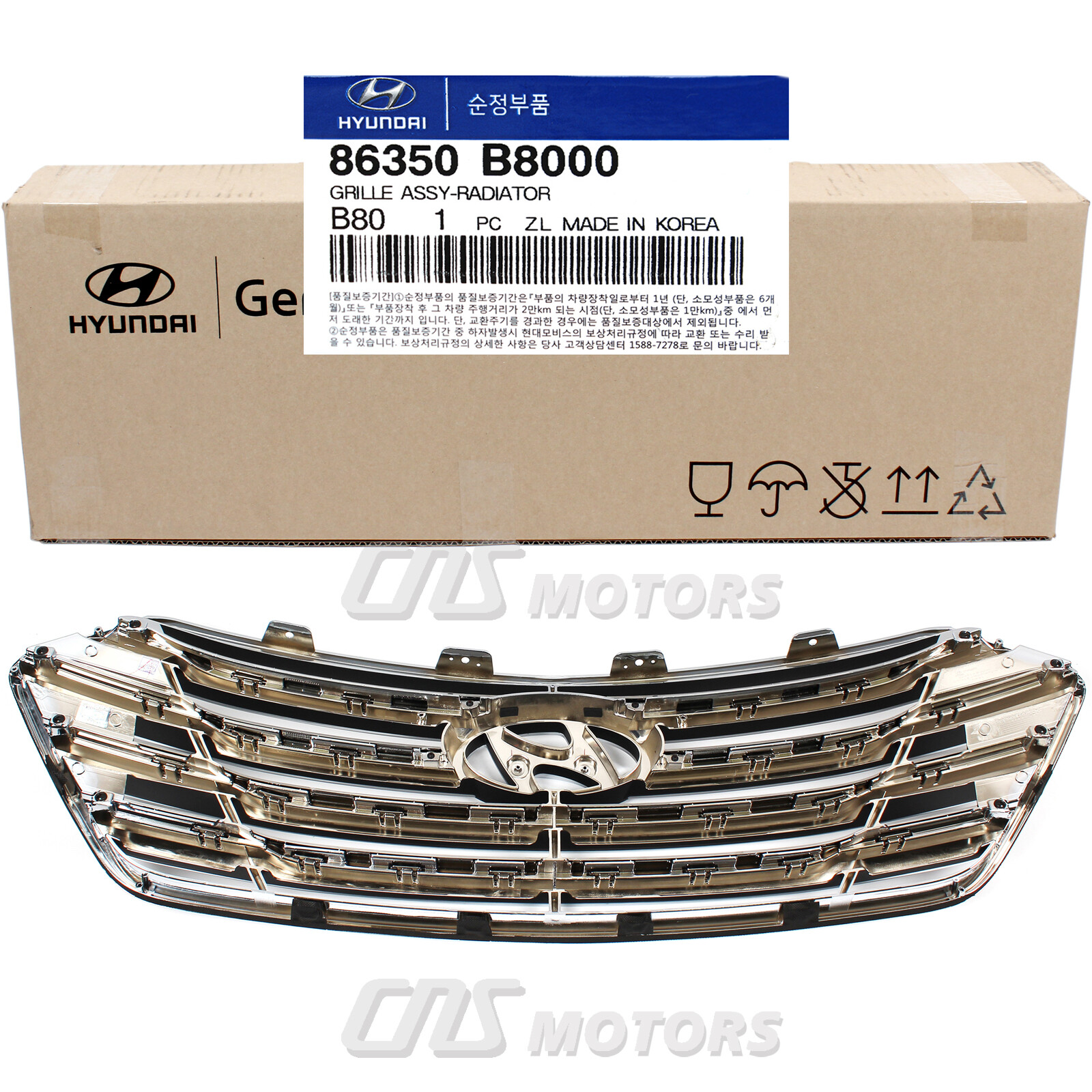 86350B8000 OEM Front Bumper Radiator Grill for Hyundai Santa Fe 2013 ...