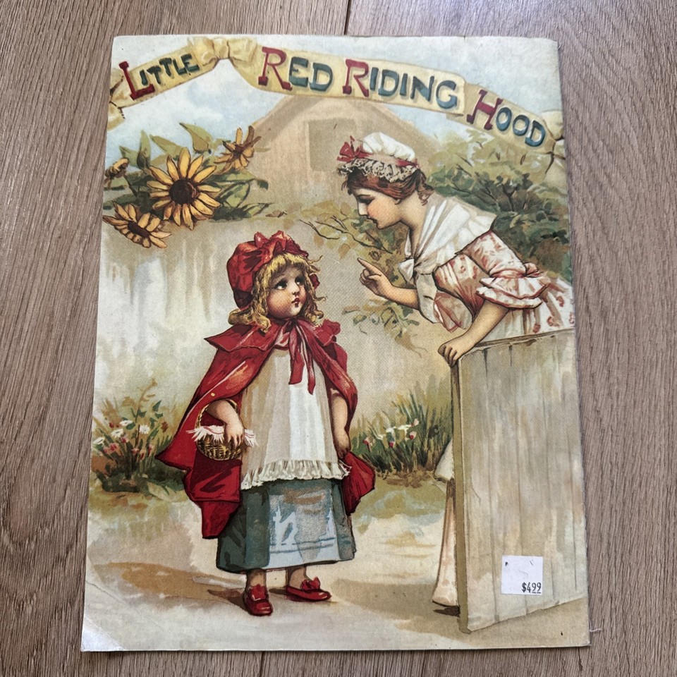 Little Red Riding Hood. Replica Of Antique Children's Book 1982 | eBay UK