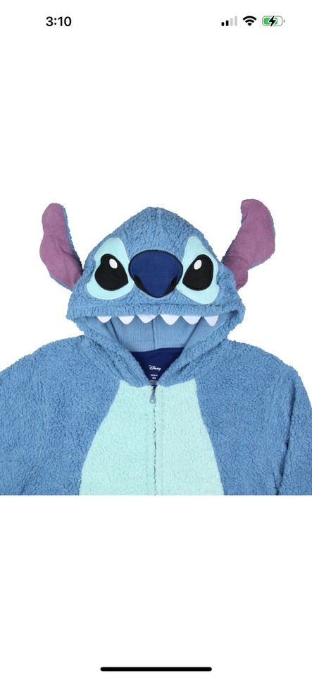 Disney Lilo & Stitch Adult Unisex Stitch Costume Sherpa Union Suit | eBay