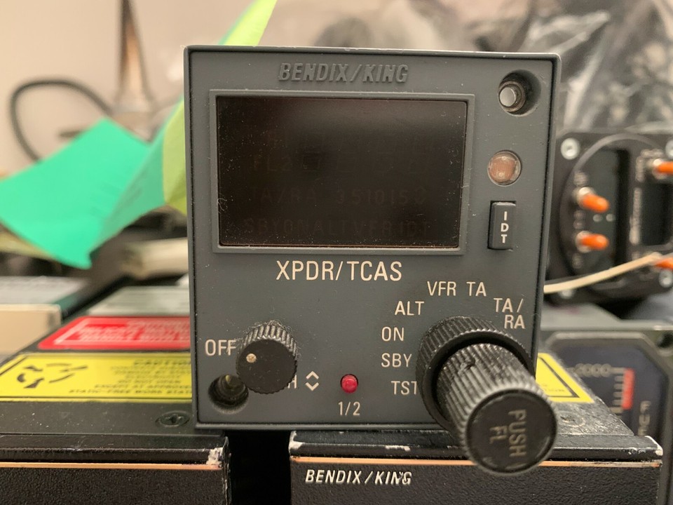 Bendix King KFX578A Control Panel TCAS/Transponder PN 071-0507-0203 | eBay