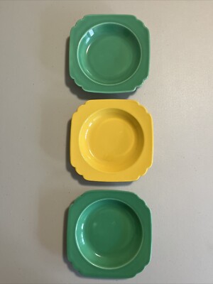 Fiestaware Riviera Vintage 8” Bowls(Set Of 3)Multi Color Fiesta HLC WV ...