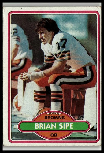 Brian Sipe 1980 Topps #171 Cleveland Browns Card | eBay