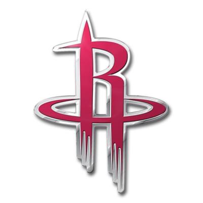 Houston Rockets Die-Cut Metal Auto Emblem [NEW] NBA Car Decal Sticker ...