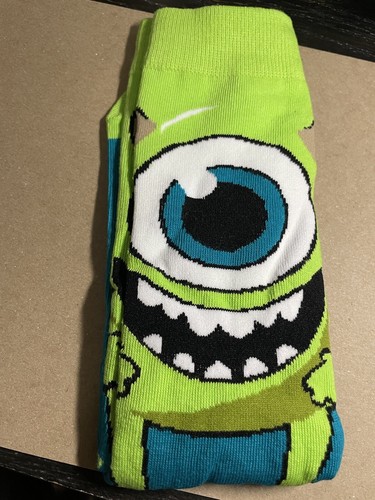 NEW Mike Wazowski Monsters Inc Pixar Disney Crew Socks Men's OSFM ...