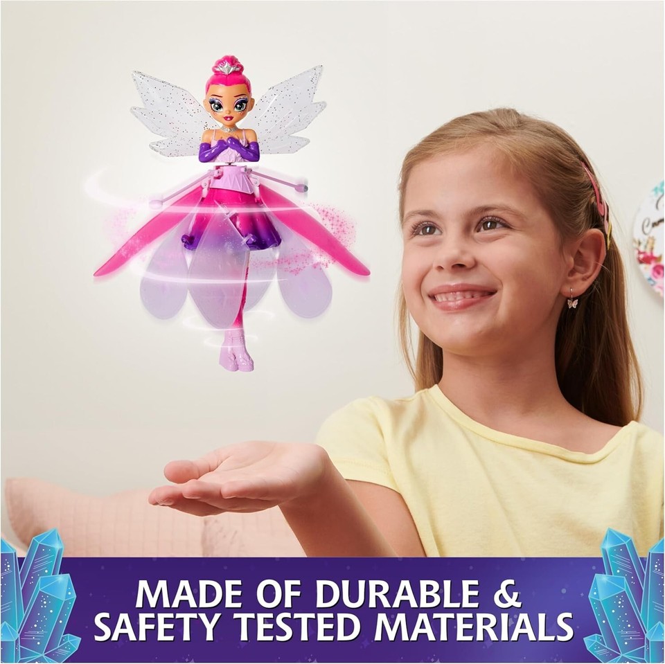 Magical Flying Doll with Crystal Wings, Interactive Toys for Ages 5 and ...