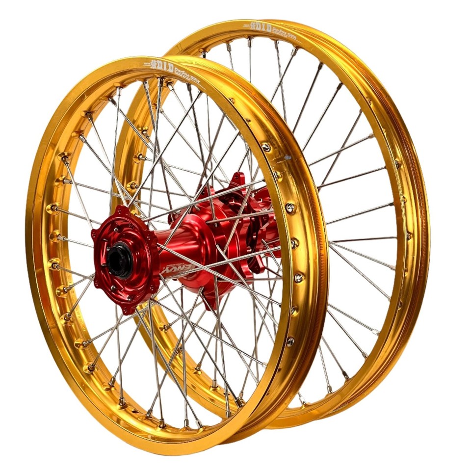 KTM 150 XC-W 2017-2023 Envy / DID Wheelset Wheels Pair 21/18 Gold Rims ...