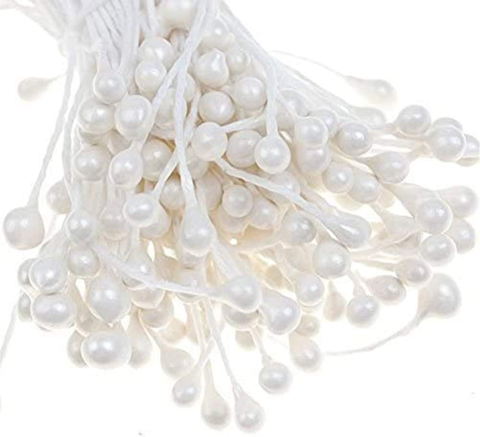 Pearl Stamens Floral Stamens Flower Stamens Buds for Flower Making ...