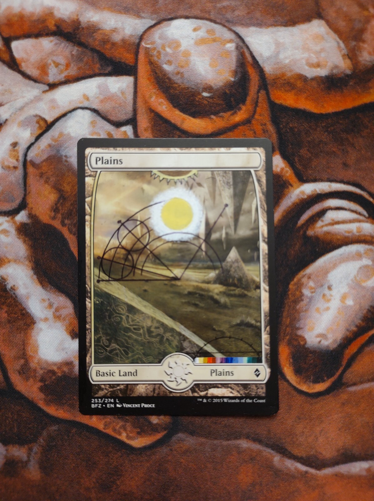 Magic the Gathering Hand Painted Guru Style Plains #6 Unique Custom MTG ...