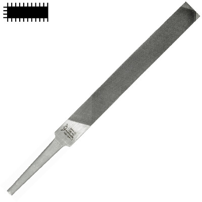 10pcs 6" BAHCO Flat Hand File Smooth Cut 61 TPI Without Handle Bahco ...