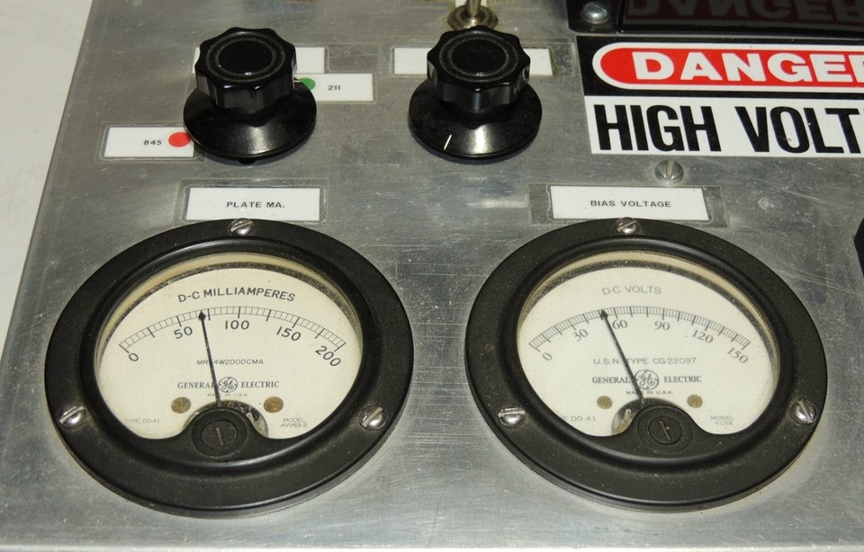 One Pair Good Tested GE 211 VT4C Tubes For Your Western Electric 43A ...