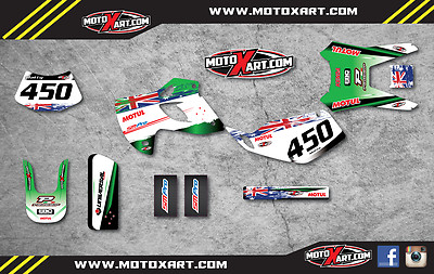 Kawasaki KLX 300 1993 1994 1995 1996 Aussie Pride style stickers decals ...