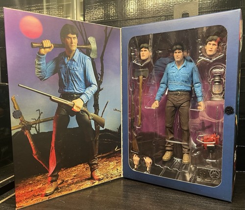 SEALED NECA Horror Ultimate The Evil Dead Ash Williams Action Figure ...