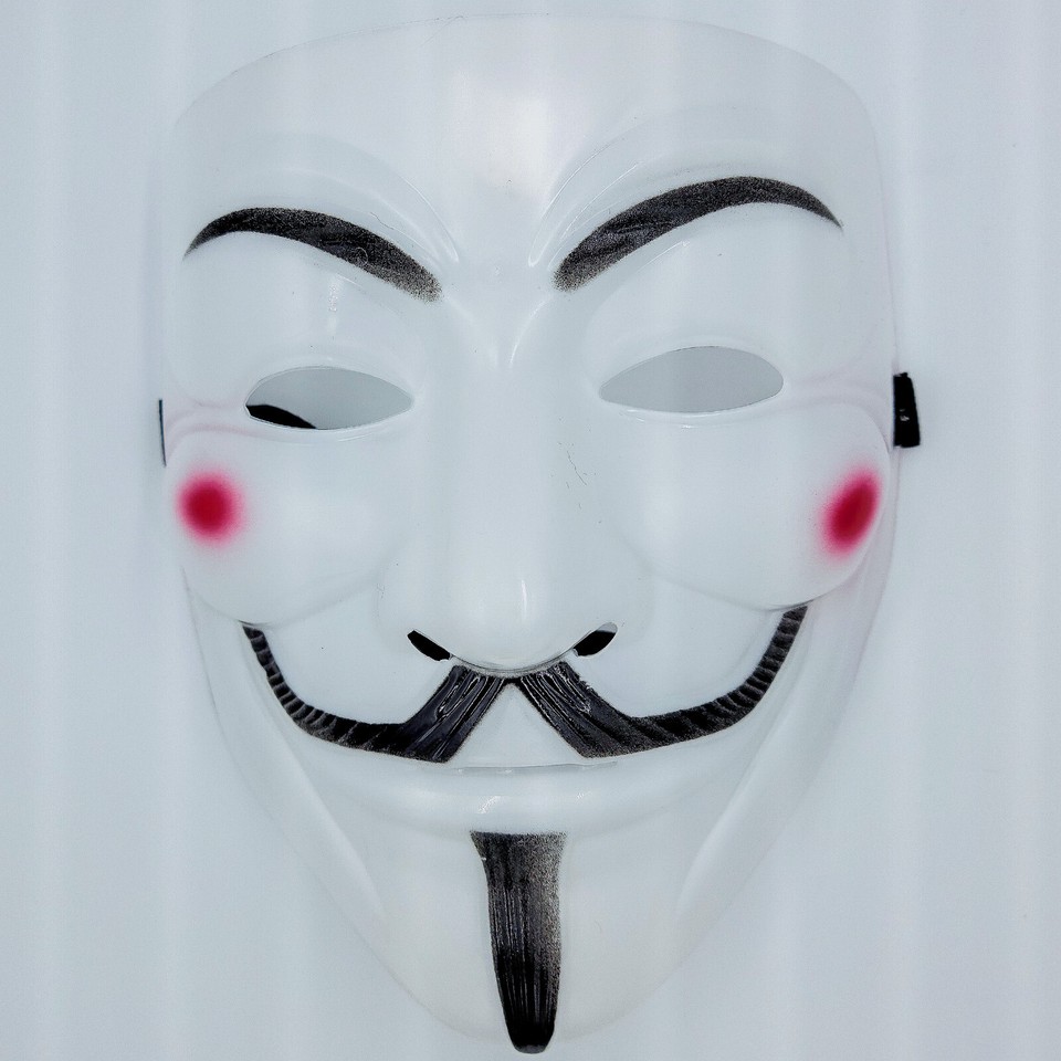 V Vendetta Guy Fawkes Anonymous Hacker Face Mask HalloweenCosplay Party ...