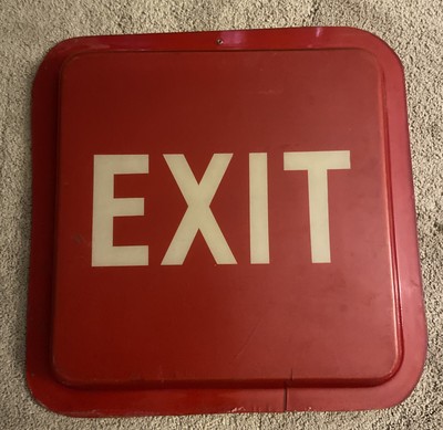 Exit Signs - Vintage Exit Sign