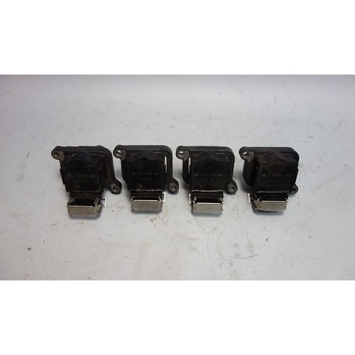 BMW E36 E39 E46 Z3 Ignition Coil Set of 4 Bosch 1995-2002 1703227 OEM ...