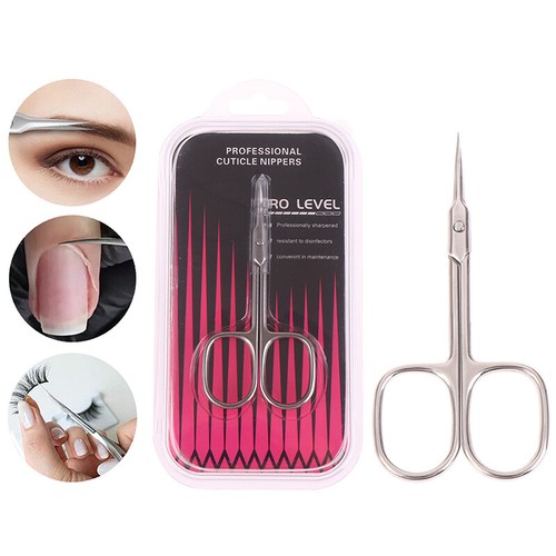 Professional Finger Toe Nail Scissors Curved Arrow Steel Manicure ...