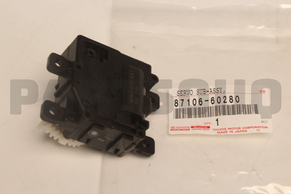8710660280 Genuine Toyota SERVO SUB-ASSY 87106-60280 | eBay