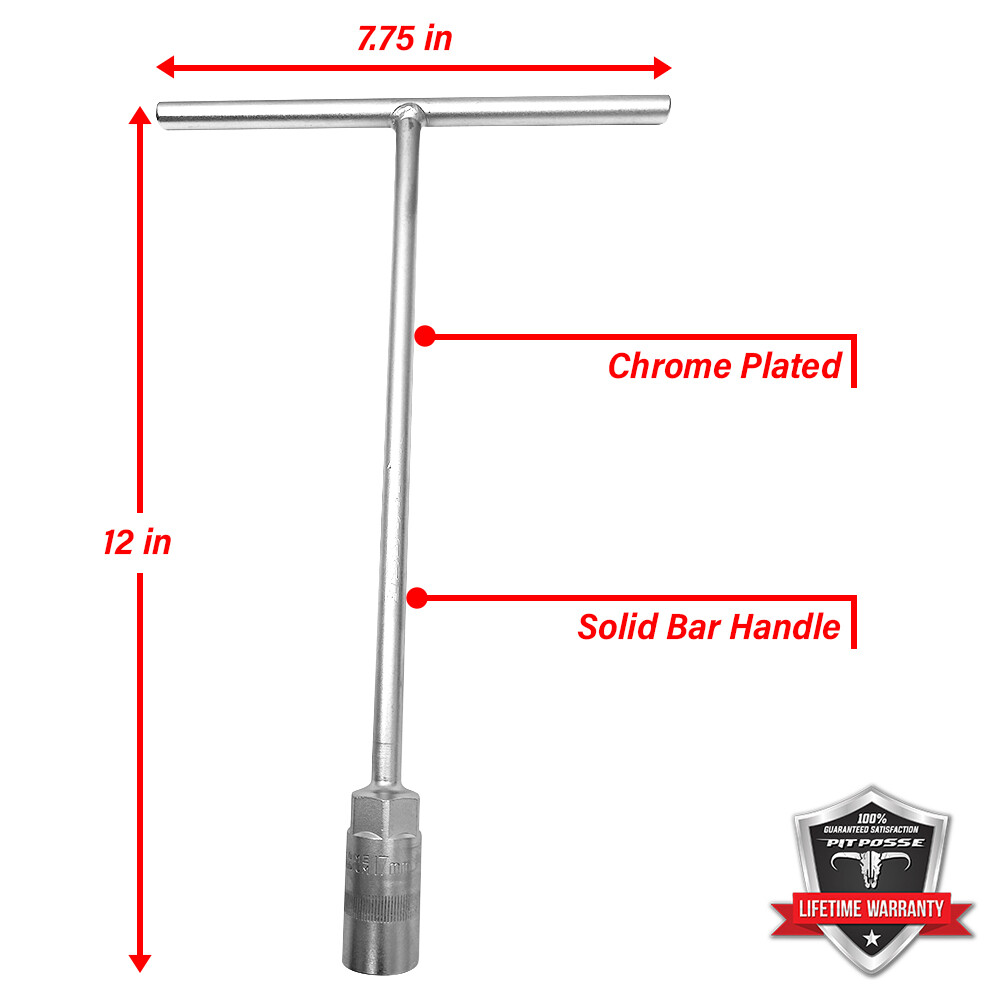 7pc Metric T-Handle T Handle Socket Wrench Tool Set 8-19mm Lifetime ...