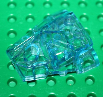 Lego Ninjago Trans-Medium Blue Wedge ref 64867/sets 9445 2260 Ice ...