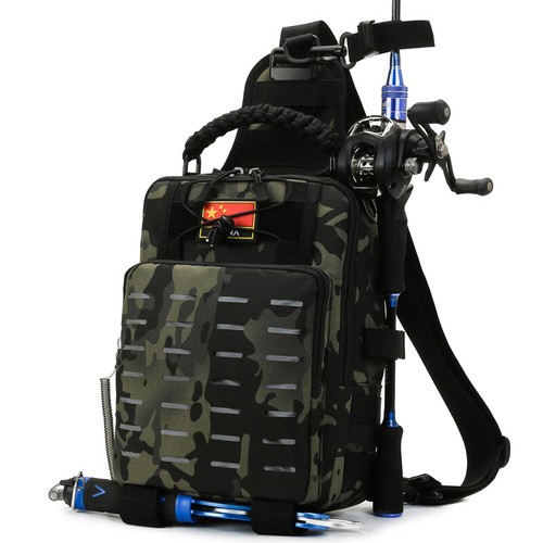 Multifunctional Fishing Tackle Bag Waterproof Single Shoulder Messenger ...
