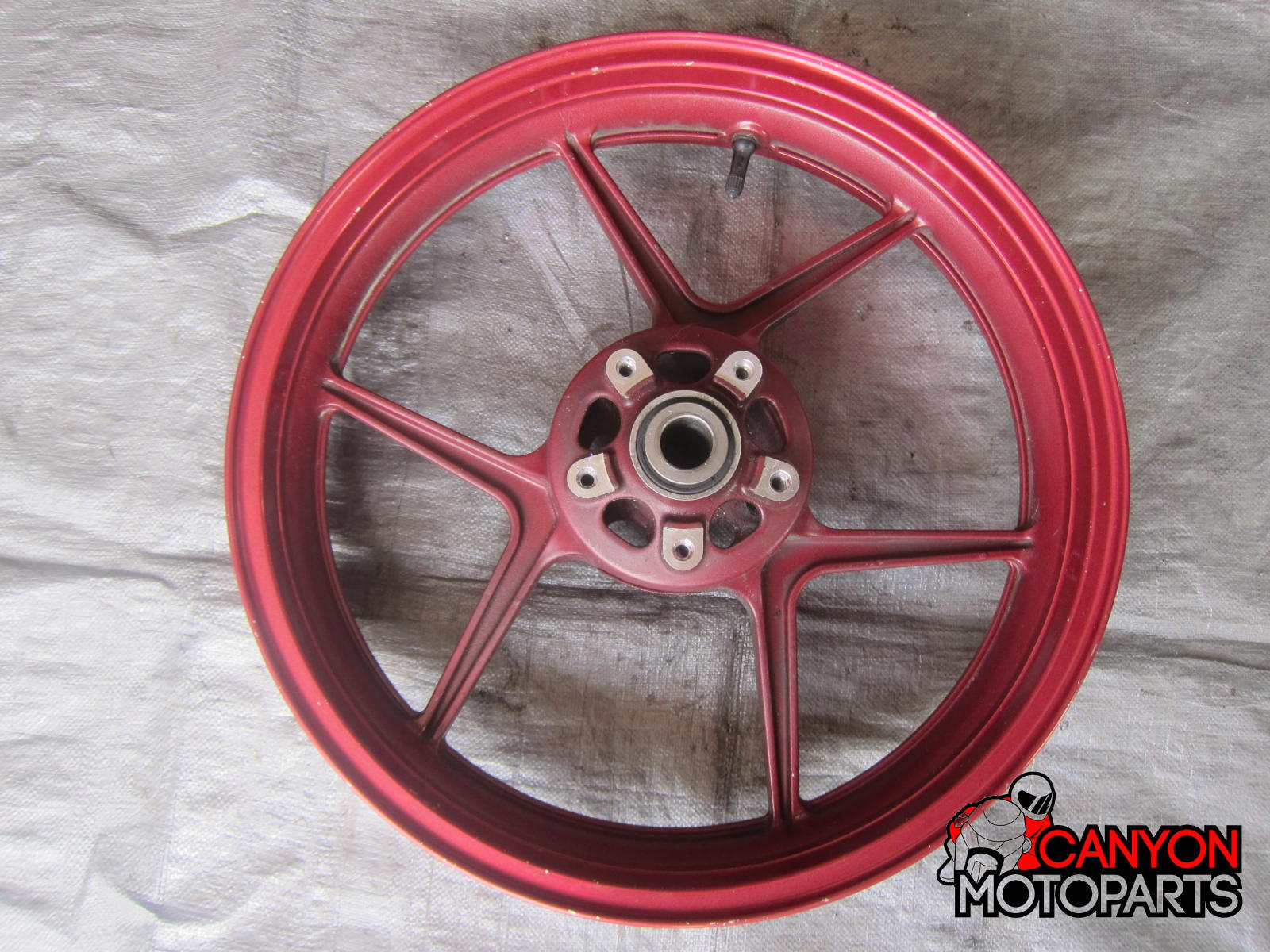 07 08 Kawasaki ZX6R ZX6 Front Wheel - BENT | eBay