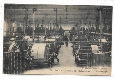 38 - BOURGOIN Usine Diederich L'Ourdissage | eBay