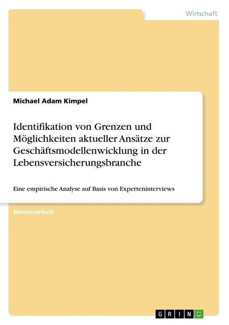 Identifikation von Grenzen und Möglichkeiten aktueller Ansätze zur ...