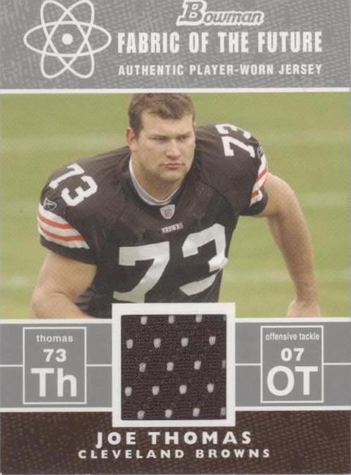 2007 Bowman - Fabric of the Future Joe Thomas #FF-JT (MEM, RC) for sale ...