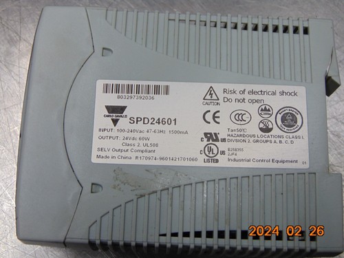 CARLO GAVAZZI SPD2460 POWER SUPPLY 24V 2.5A see description | eBay