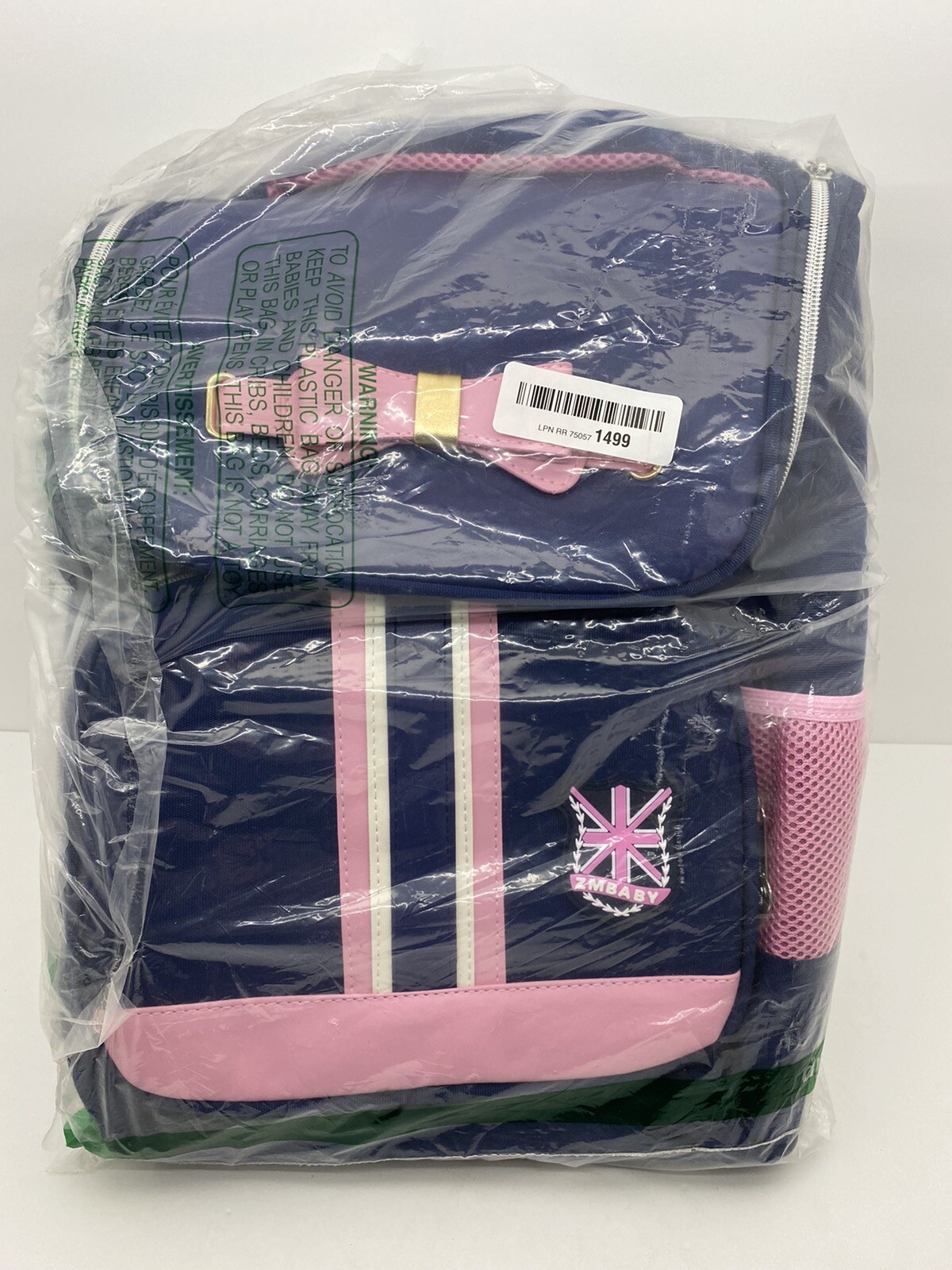 British Style Zmbaby Primary Kids Waterproof Backcare School Bag ...