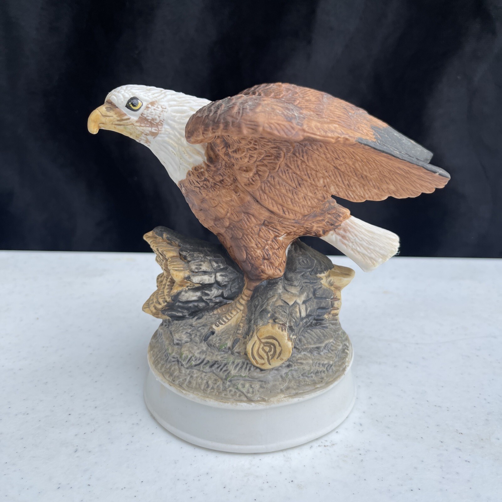 Vintage Birds In Flight Bald Eagle Ceramic Figurine | eBay