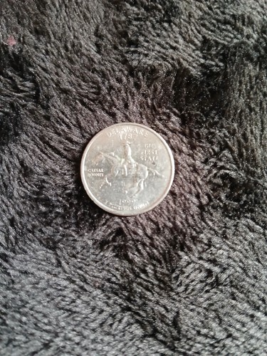 RARE 1787 1999 “D” Delaware *FIRST STATE QUARTER DOLLAR* Coin W/ Caesar ...