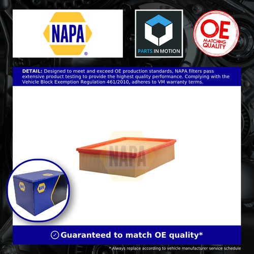 Air Filter fits AUDI A4 B7 2.7D 05 to 09 NAPA 06C133843 Top Quality ...