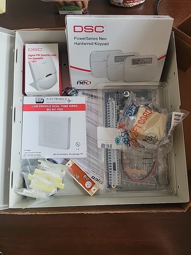 DSC HS2016NKCP01 16 ZONE POWER SERIES NEO ALARM CONTROL PANEL Kit W ...