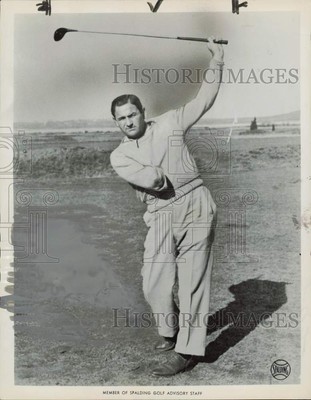 1951 Press Photo One-Armed Golfer Jimmy Nichols Member Of Golf Advisory ...