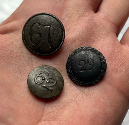 Collection of 3 Original Revolutionary War Saratoga NY British Regiment ...